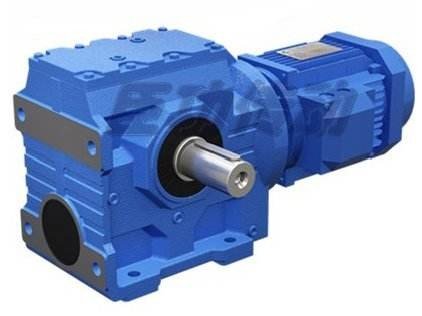 S Series Worm Gear Speed Reducer , Ac Motor Gear Reducer 1.8-61rpm Speed