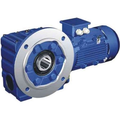 S Series Worm Gear Speed Reducer , Ac Motor Gear Reducer 1.8-61rpm Speed
