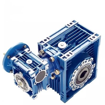 High Torque Worm Gear Reduction Gearbox Steel / Cast Iron Material