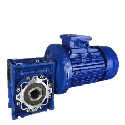 Single Stage RV Reducer Worm Gearbox with blue or cuotomized coulor in cast iron