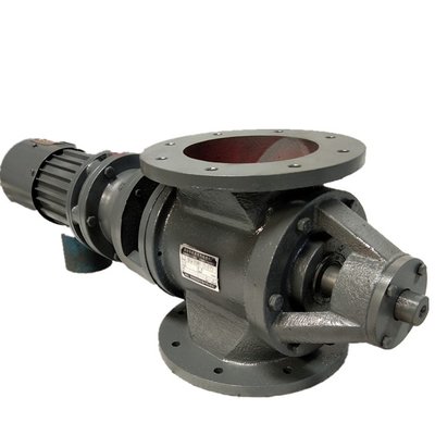 High Pressure Rotary Feeder Valve 1.5KW Power Casting Iron In Gray Colour