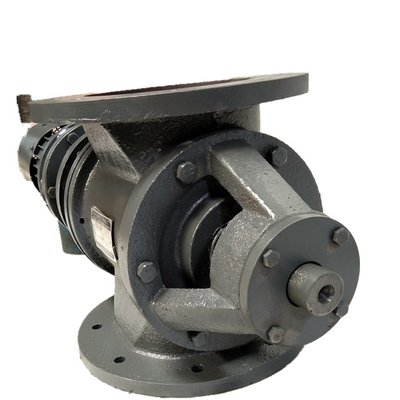 High Pressure Rotary Feeder Valve 1.5KW Power Casting Iron In Gray Colour
