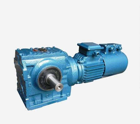 Horizontal Worm Speed Reducer Easy Mounted HBS190 - 240 Housing Hardness