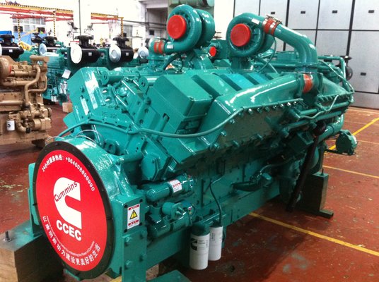 Dieselaggregat-Laufruhe 1000KW 1250KVA Cummins zwang Wasserkühlungs-Zyklus