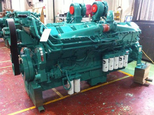 Heavy Fuel Oil 1250kva 1mw Cummins Diesel Generator Set With Automatic Voltage Regulator