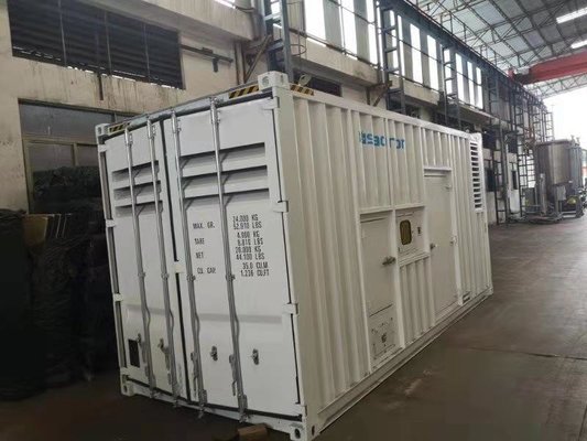 Electric Start Containerized Diesel Generator Sets1375KVA With Cummins Engine