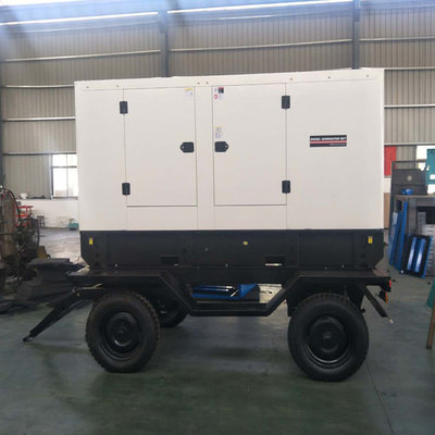 Three Phase Mobile Power Unit Generator , Cummins Commercial Diesel Generators