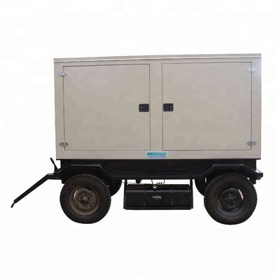 Trailer Mounted Mobile Diesel Generator 50KVA High Efficiency Easy Maintenance