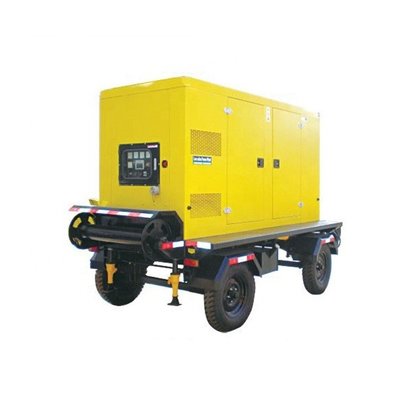Notmobiler elektrischer Bereitschaftsgenerator, Anhänger 125KVA brachte Dieselgenerator an