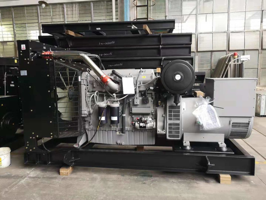100KW 125Kva Open Diesel Generator With Cummins Engine Closed Cycle Water Cooled System
