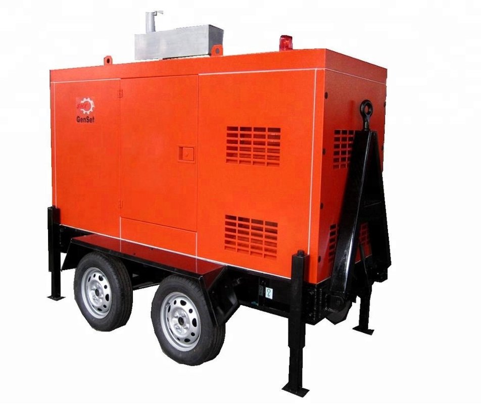 Silent Mobile Diesel Generator 1500/  1800rpm Speed Brushless Excitation Smartgen Control