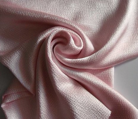 ISO9001 Polyester Satin Fabric Woven Craft For Wedding Dress / Clothes