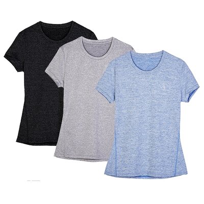 OEM Custom  Sport Shirts For Women Lightweight Moisture - Wicking Machine Washable