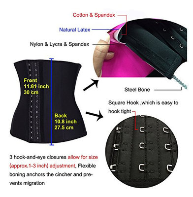 Firm Abs Womens Waist Cincher Breathable Oem Service Slim - Fitting Heavy Fabric
