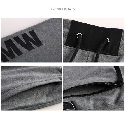 Elastic Waist Mens Athletic Pants Breathable Custom Logo Skinny For Joggers