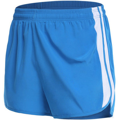 Men ' s Anti - Wrinkle Mesh Workout Shorts Quick Dry Customized Logo Printing