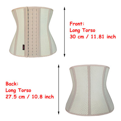 Inner Cozy Womens Waist Cincher 9 Steel Boned Skin Breathable More Size