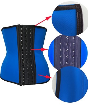 Underbust Latex Hourglass Body Shaper Sport Girdle Hook And Eye Closure For Women
