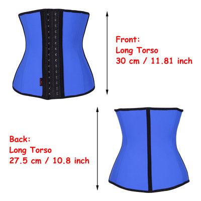Underbust Latex Hourglass Body Shaper Sport Girdle Hook And Eye Closure For Women