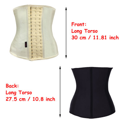 Long Torso Waist Cincher Shapewear, Waist Trainer Cincher Skin Color M Size