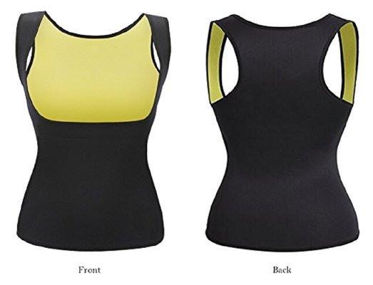 Sweat Slimming Neoprene Womens Waist Cincher No Zipper Black Increase Sweating