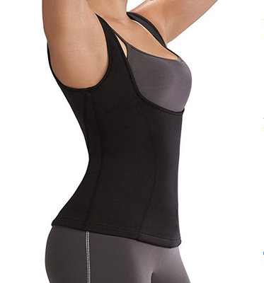 Hand Wash Sweat Slimming Vest , Body Shaper Waist Trainer Light Weight Comfortable