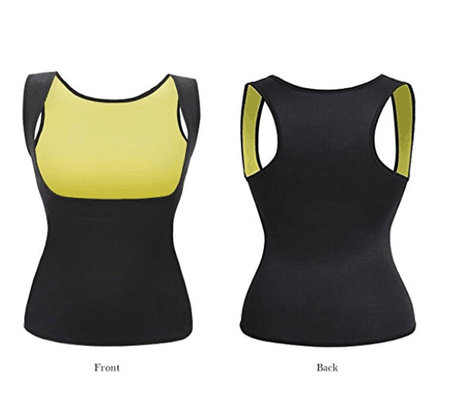 85% Polyester Womens Waist Cincher Excellent Workmanship For Sauna Training Yoga