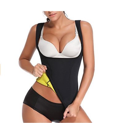 85% Polyester Womens Waist Cincher Excellent Workmanship For Sauna Training Yoga