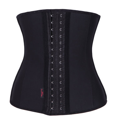 Women Workout Waist Trainer , Slimming Waist Trainer 9 Steel Bone With Hooks