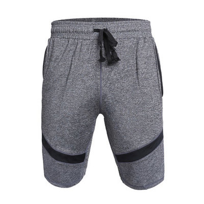 Plain Pattern Black Mens Athletic Pants Elastic Custom Drawstring Gym Wear