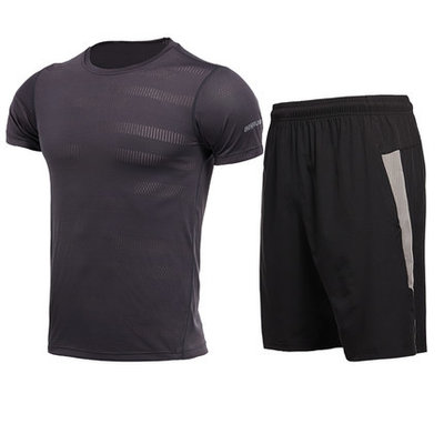 Light Weight Running Suit Mens , Mens Workout Pants Fast Drying For Summer