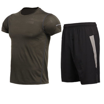 Light Weight Running Suit Mens , Mens Workout Pants Fast Drying For Summer
