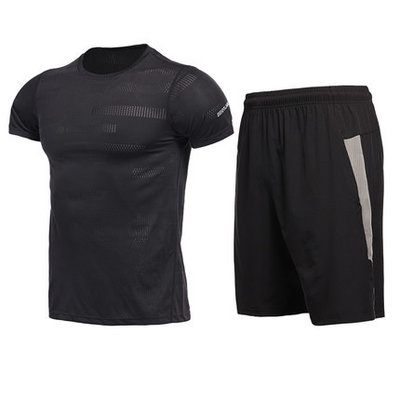 Light Weight Running Suit Mens , Mens Workout Pants Fast Drying For Summer