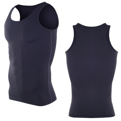 95 Polyester 5 Spandex Mesh Fabric Mens Athletic Tank Top Anti Wrinkle