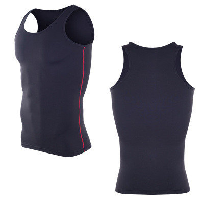 95 Polyester 5 Spandex Mesh Fabric Mens Athletic Tank Top Anti Wrinkle