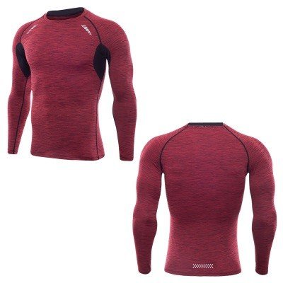 Compress Muscle Mens Sports Top 95% Polyester Dyed Moisture Wicking Multi Color