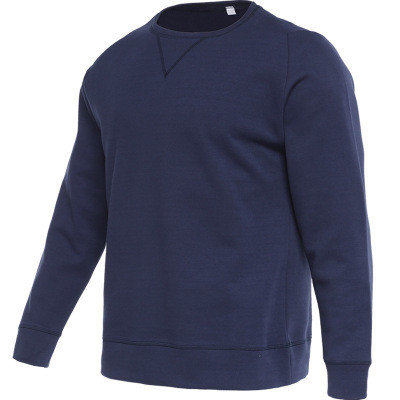 Crew Neck Long Sleeve Sweatshirt , Mens Sports Pullovers Oversized Breathable Blank Cotton