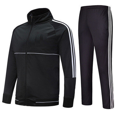 Polyester Mens Jogging Suits , Track Suits For Men Exercise Less Pressure