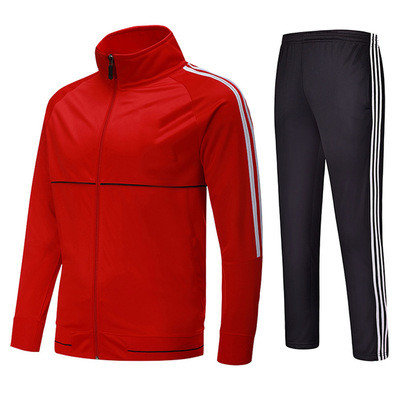 Polyester Mens Jogging Suits , Track Suits For Men Exercise Less Pressure