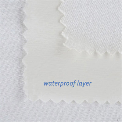Fireproof Cotton Jersey Fabric Water Resistant With 0.02mm TPU Membrane