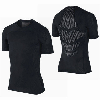 Absorb Sweat Nylon Mesh Fabric , Weft Knitted Fabric Anti Wrinkle For Exercising