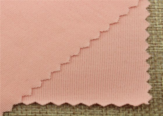 95 Organic Cotton Spandex Jersey Fabric Soft Feel Customized Color / Stock