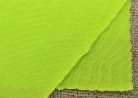 Good Dyeability Cotton Spandex Jersey Fabric Bonded Fleece For Sports Wear