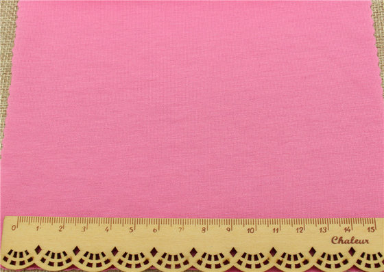 Cotton / Spandex Yarn Dyed Fabric , Ribbed Jersey Fabric Breathable Sgs Certificate