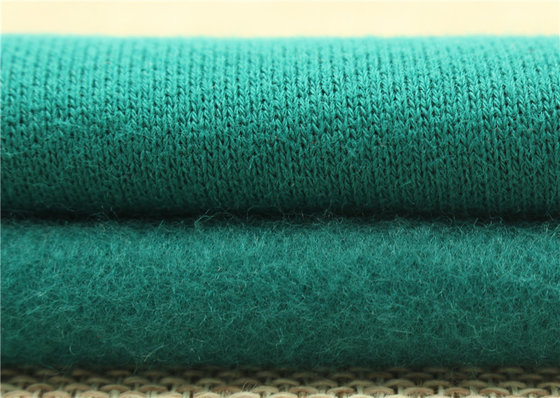 Micro Polyester Polar Fleece Fabric , Bonded Knit Fabric Brushed Pattern Customizable