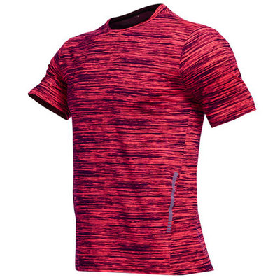 Breathable Sport Nylon Fabric 90 Polyester 10 Spandex 2 Tone Cation Melange