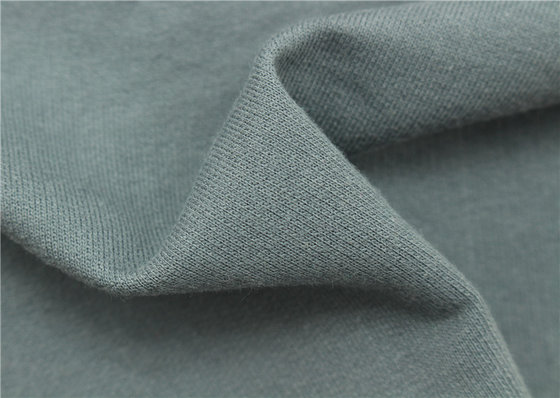 220 GSM Ponte Roma Knit Fabric , Polyester Rayon Fabric One Side Rib For Lady Dress