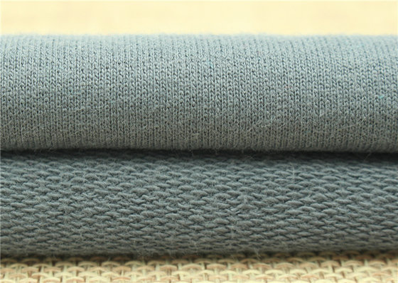 220 GSM Ponte Roma Knit Fabric , Polyester Rayon Fabric One Side Rib For Lady Dress