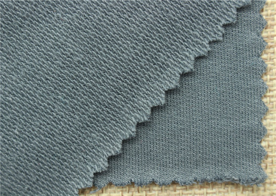220 GSM Ponte Roma Knit Fabric , Polyester Rayon Fabric One Side Rib For Lady Dress