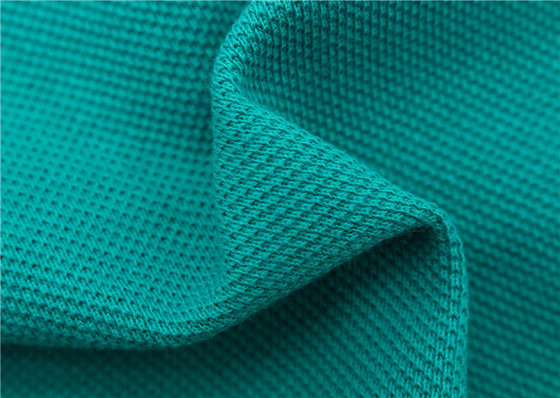 Weft Knitted Polyester Mesh Fabric , Jacquard Knit Fabric With Double Color